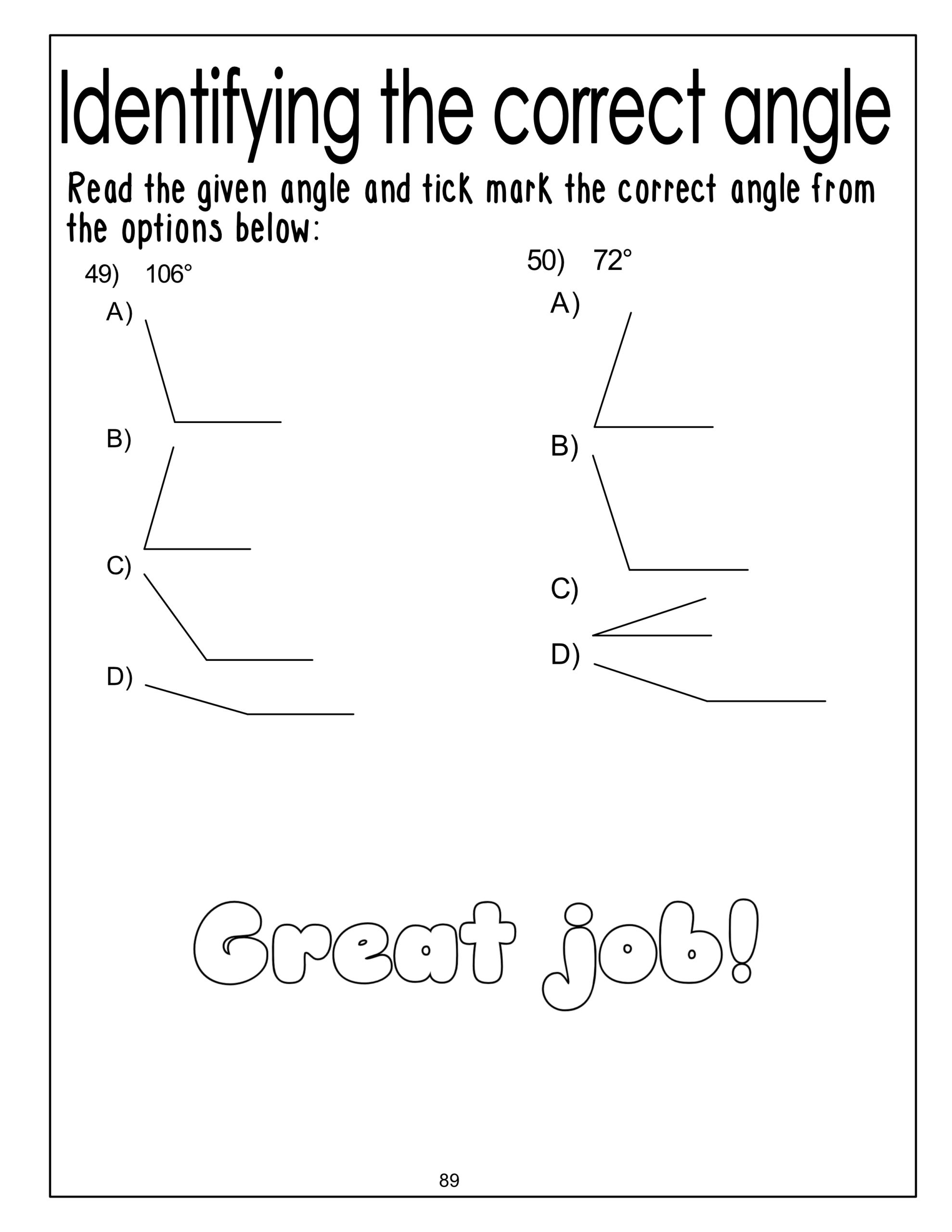 Lines, Types of Angles and Geometry - From Books To Bundles